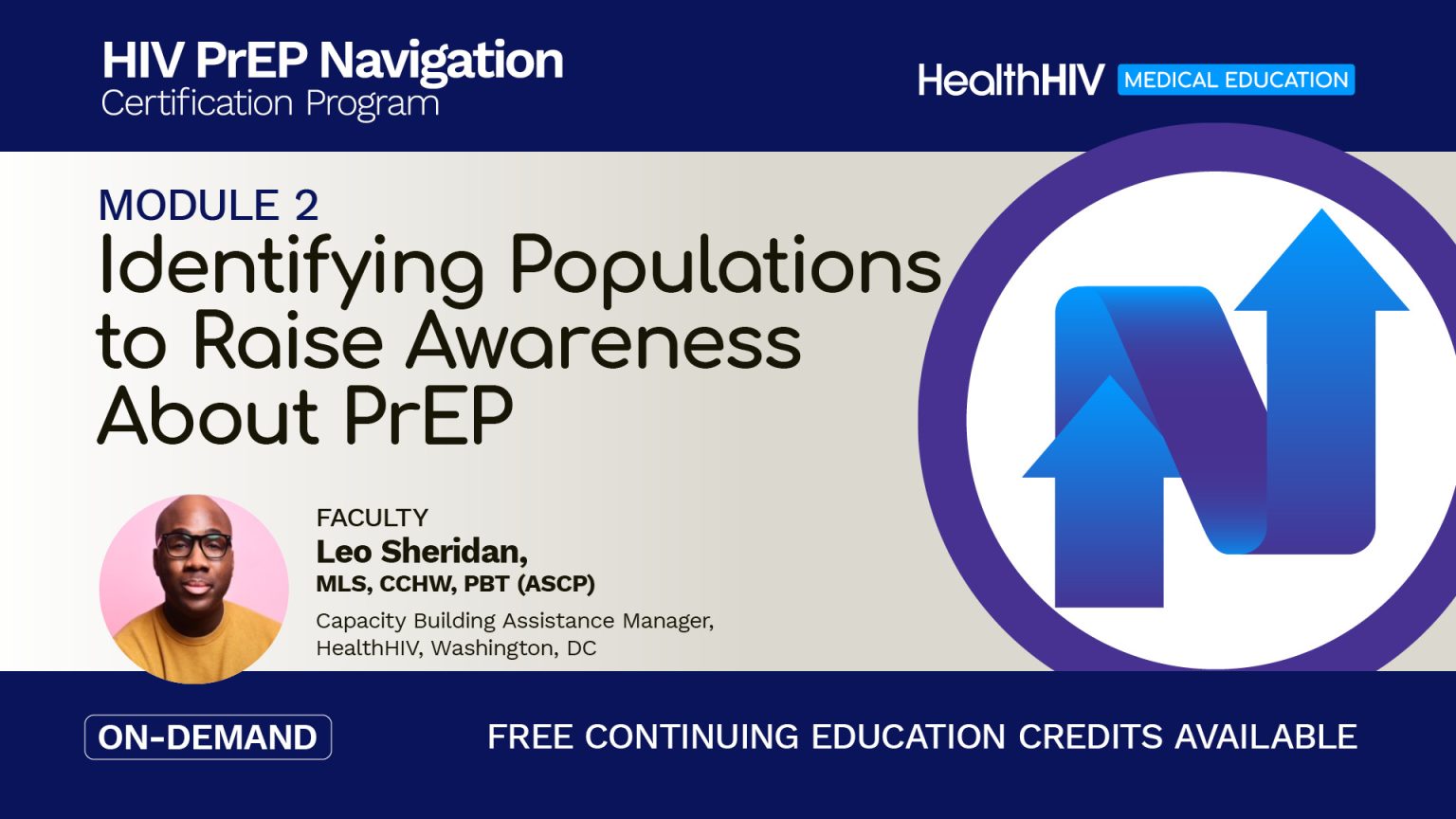 HIV PrEP Navigation Certification Program (HIVPNC) – HealthHIV